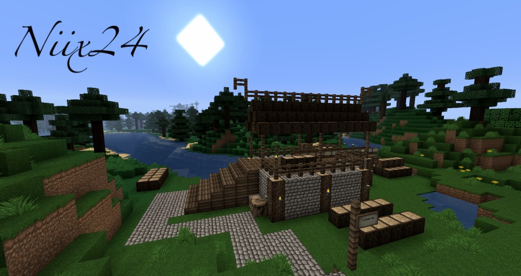 Skyrim lumber mill Minecraft Map